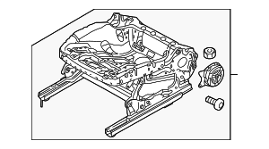 5N0-881-106-AJ - Cushion Frame - 2013-2018 Volkswagen | VW OEM Parts Outlet