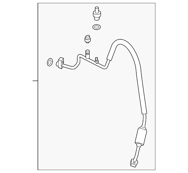2015-2019 Ford Mustang AC Line FR3Z-19972-G | TascaParts.com