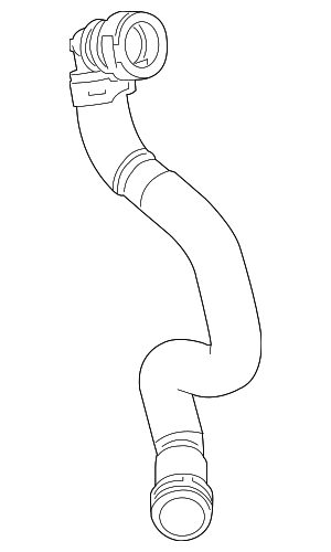 2010-2014 Land Rover Engine Coolant Hose LR016324 | Express Land Rover ...