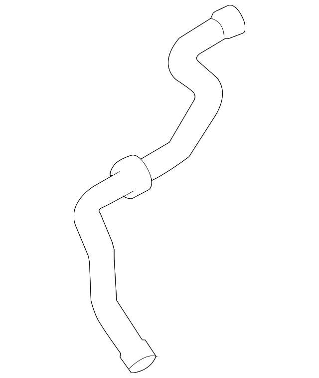 4E0-121-130-S - Upper Hose 2007-2009 Audi S8 | Audi OEM Parts