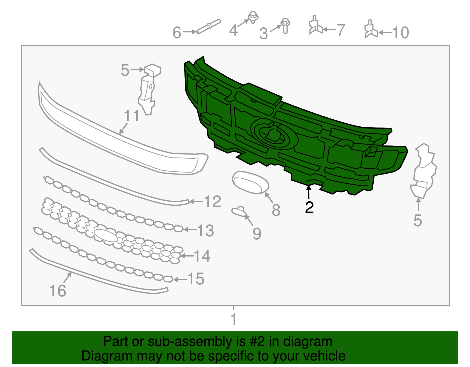 2018-2021 Ford Expedition Mount Panel JL1Z-8A284-CB | OEM Parts Online