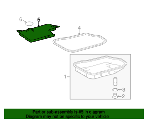 35330-48010 - Transmission Filter 2013-2022 Lexus | AutoNationParts.com