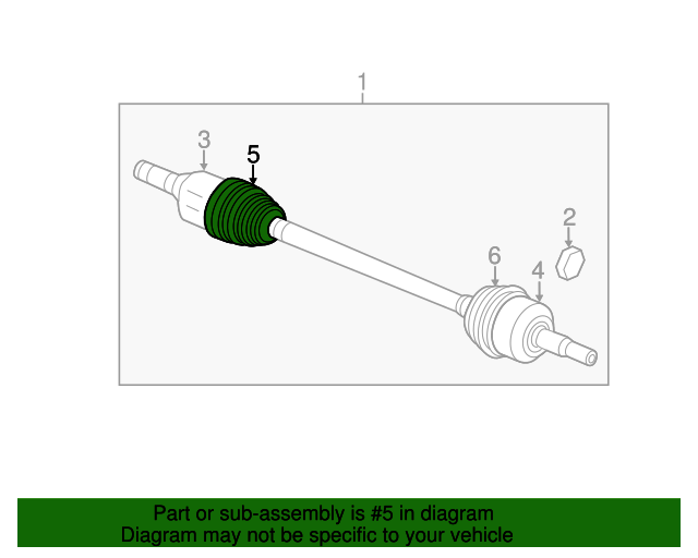2010-2017 GM Inner Boot 25908508 | GMPartsDirect.com