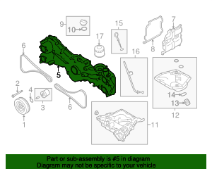 2013-2020 Subaru BRZ Outer Timing Cover 13108AA111 | Subaru Parts El Paso