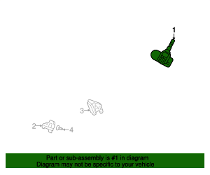 68406531AA - Tire Pressure Sensor - 2007-2017 Mopar | Mopar Parts Canada