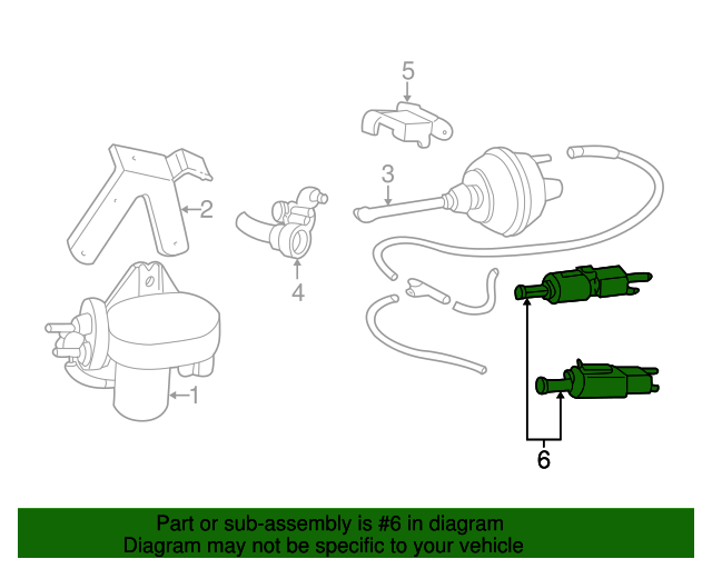 1993-2004 Volvo Valve 9146505 | TascaParts.com