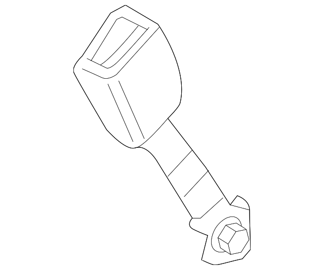 LC3Z-1660044-AA - Center Buckle 2020-2022 Ford F-250 Super Duty | Big 3 ...