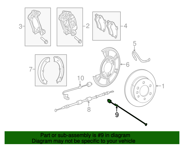 906-905-35-01 - Rear Speed Sensor 2010-2018 Mercedes-Benz Sprinter 2500 ...