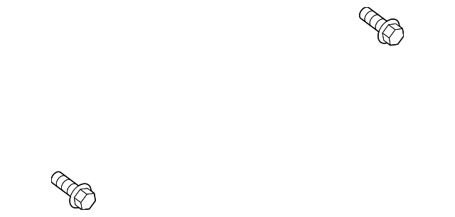 2007-2024 Nissan Sash Channel Bolt 01121-N6021 | Temecula Nissan Parts