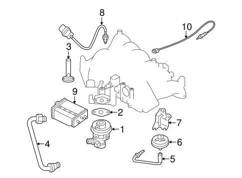 EGR System for 2003 Nissan Frontier | Nissan Parts Plus
