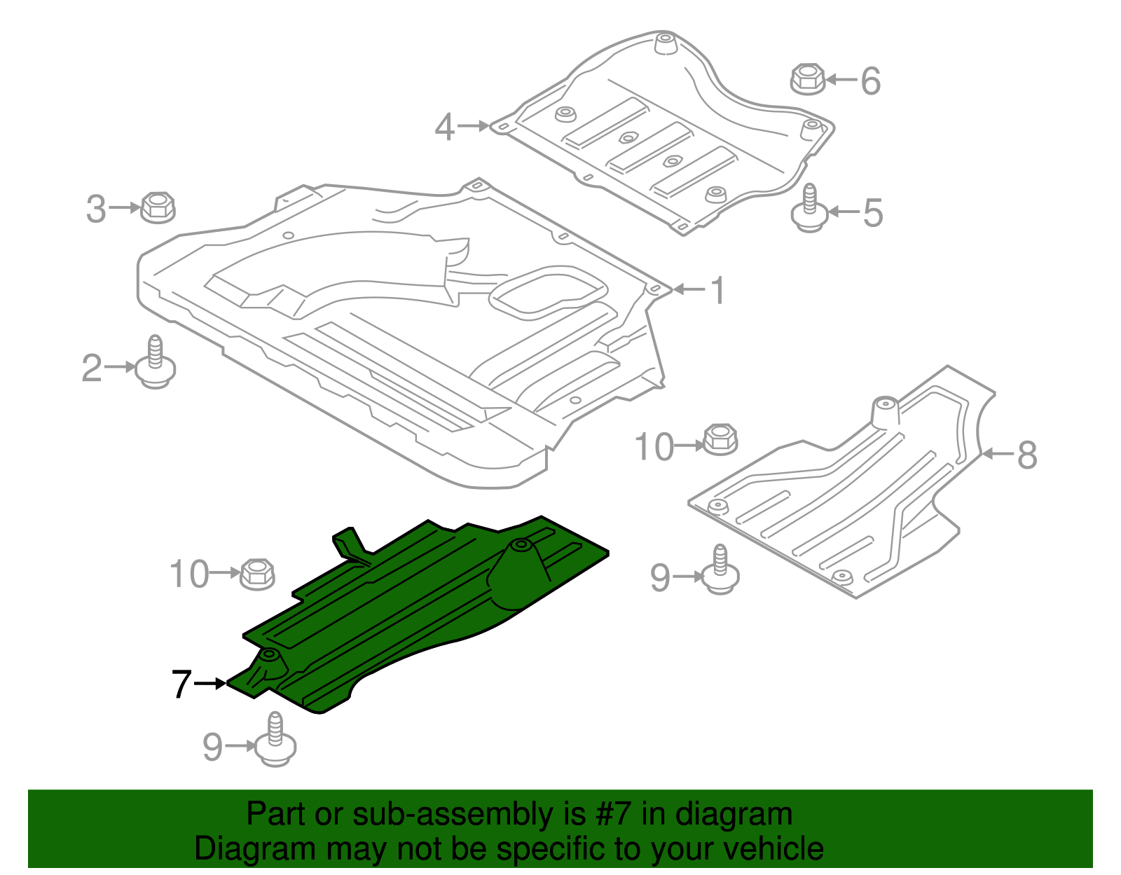 CV6Z-9911778-A - Air Deflector 2013-2019 Ford | Big 3 Auto Parts