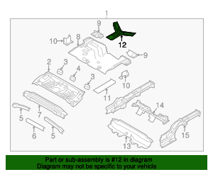 65515-1W200 - Spare Bracket 2012-2017 Kia Rio | Kia.Parts Store