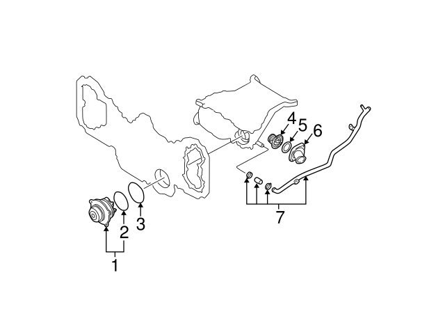 2001-2009 Subaru Water Pump 21110AA360 | OEM Parts Online