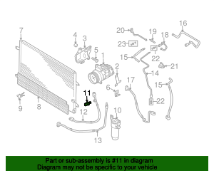 2004-2006 Volkswagen Phaeton Low Pressure Switch 3D0-959-126-D | OEM ...
