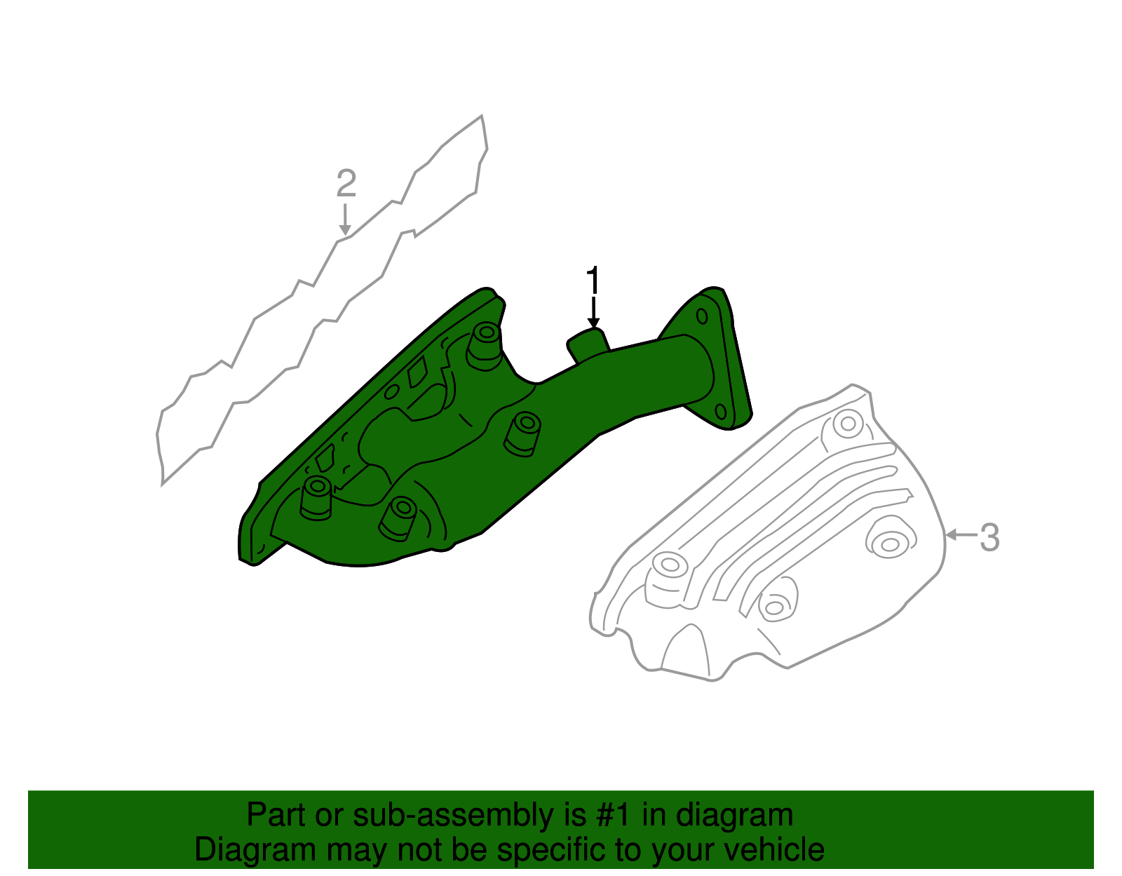 14002-EA20A - Exhaust Manifold - 2005-2021 Nissan | Nissan OEM Parts Direct