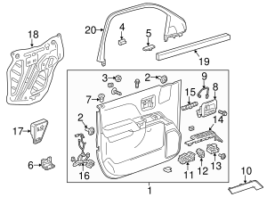 84213009 GM Door Trim Panel | GM Parts Store