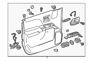 2017-2018 GM Door Trim Panel 84213009 | GM Parts Center