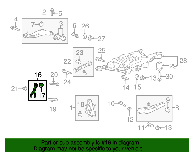 2010-2015 Chevrolet Camaro Rear Suspension Trailing Arm 92246140 GM ...