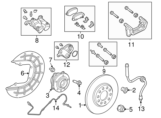 2015-2018 Jeep Renegade Caliper Mount Bolt 68263133AA | TascaParts.com