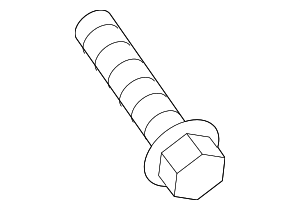 000-990-23-11 - Quarter Panel Splash Shield Bolt 2017-2021 Mercedes ...