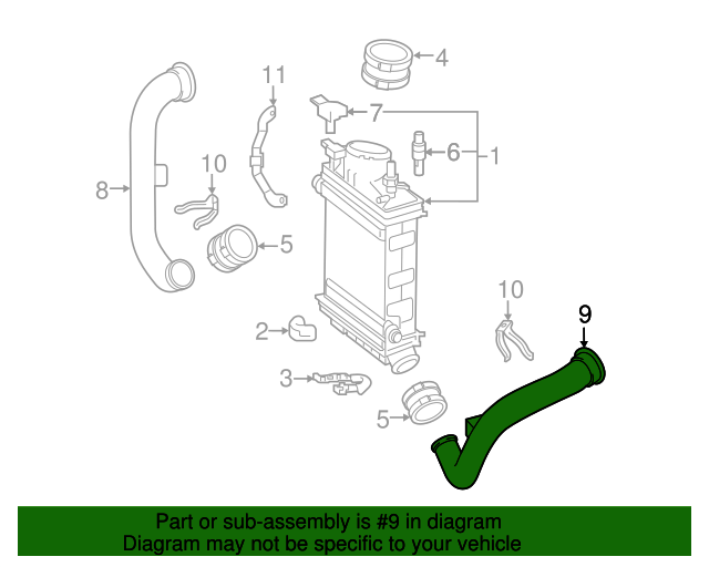 276-090-11-37 - Air Tube 2015-2018 Mercedes-Benz | Mercedes-Benz USA Parts