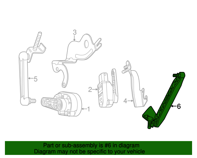 222-320-09-89 - Link Rod 2014-2020 Mercedes-Benz | Mercedes-Benz USA Parts