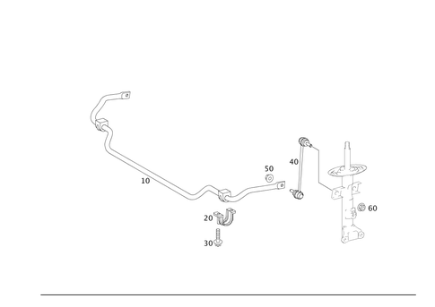 Torsion Bar, Front for 2005 Mercedes-Benz SLK350 | Mercedes-Benz USA Parts