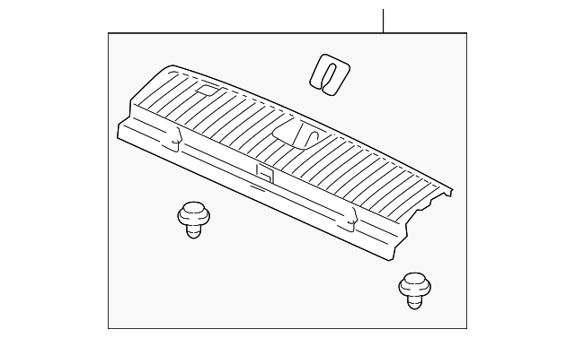OEM 2010-2015 Honda Sill Plate 84640-TP6-A01ZA | Honda Automotive Parts
