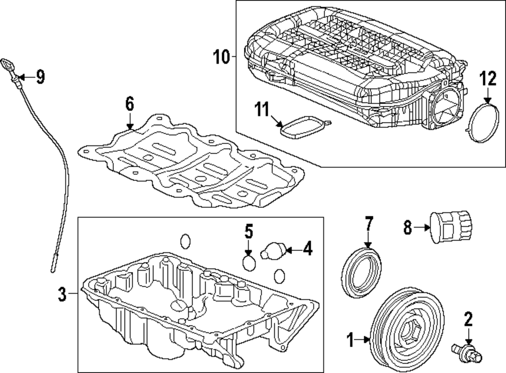 91214-6S9-A01 - 2023-2025 Honda Pilot - Crankshaft Seal | Honda Parts Cheap