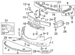 2018-2019 Cadillac XTS Front Upper Bumper Cover 84377972 GM ...