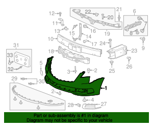 2018-2019 Cadillac XTS Front Upper Bumper Cover 84377972 GM ...