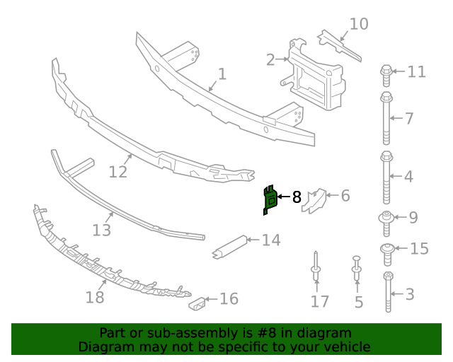 Genuine BMW 51-11-7-422-223 | Connector Plate | FREE Shipping on Most ...