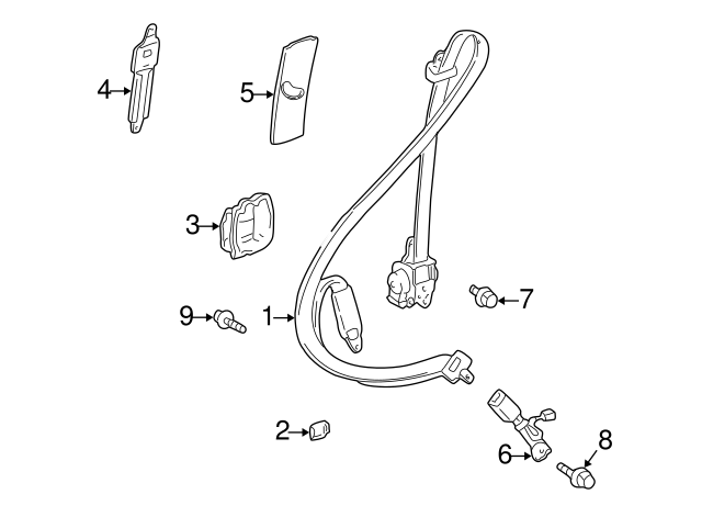 1998-2005 Lexus Adjuster Cover 73136-30010-A0 | OEM Parts Online