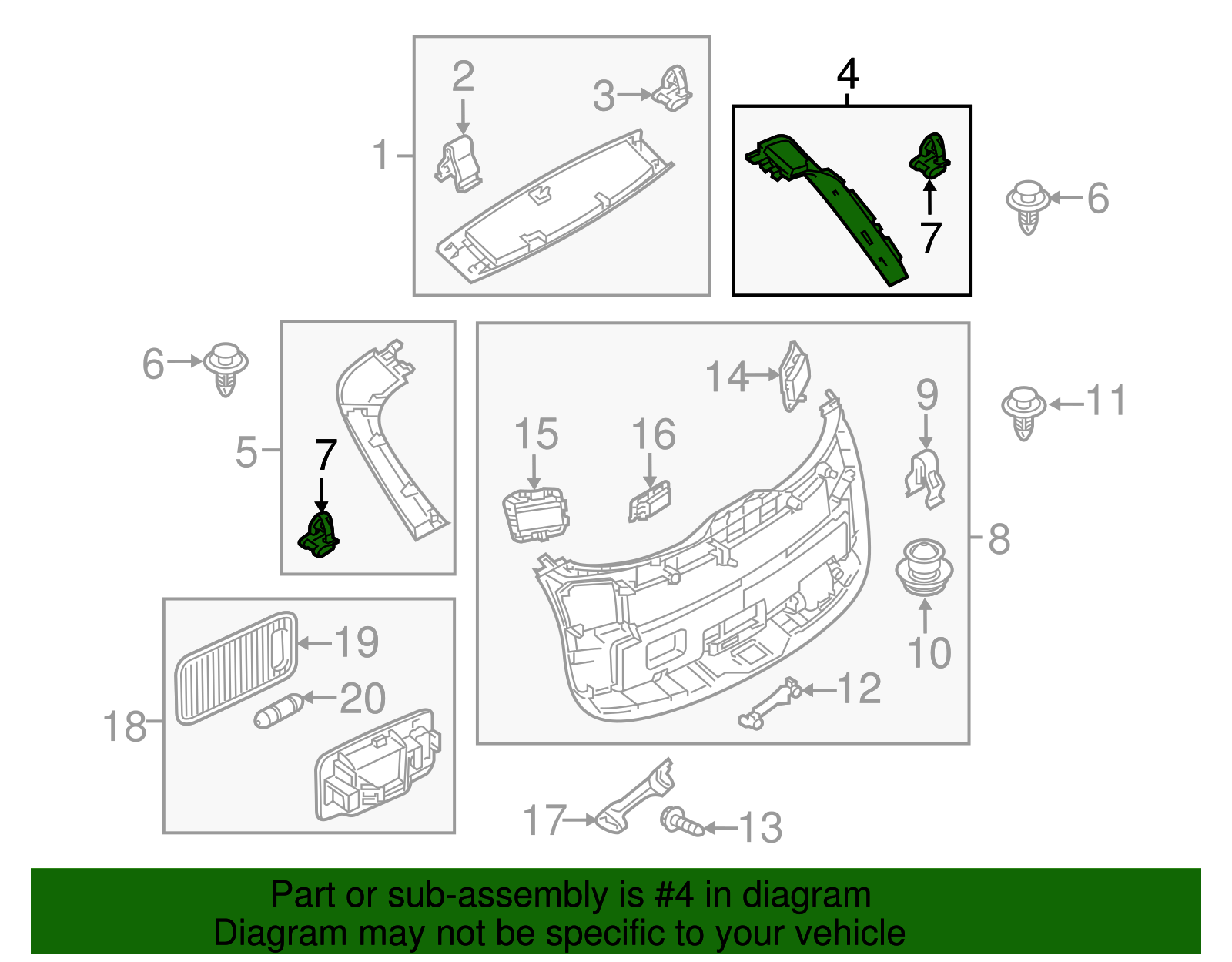2018-2023 Mazda CX-9 Side Trim TM52-68-940C-02 | MazdaParts.Online