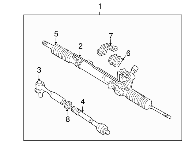 MR510272 - Tie Rod Boot 2001-2006 Mitsubishi Montero | Mitsubishi ...