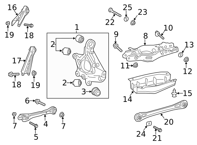 2020-2024 Cadillac CT5 Rear Suspension Adjust Link 84522112 GM ...