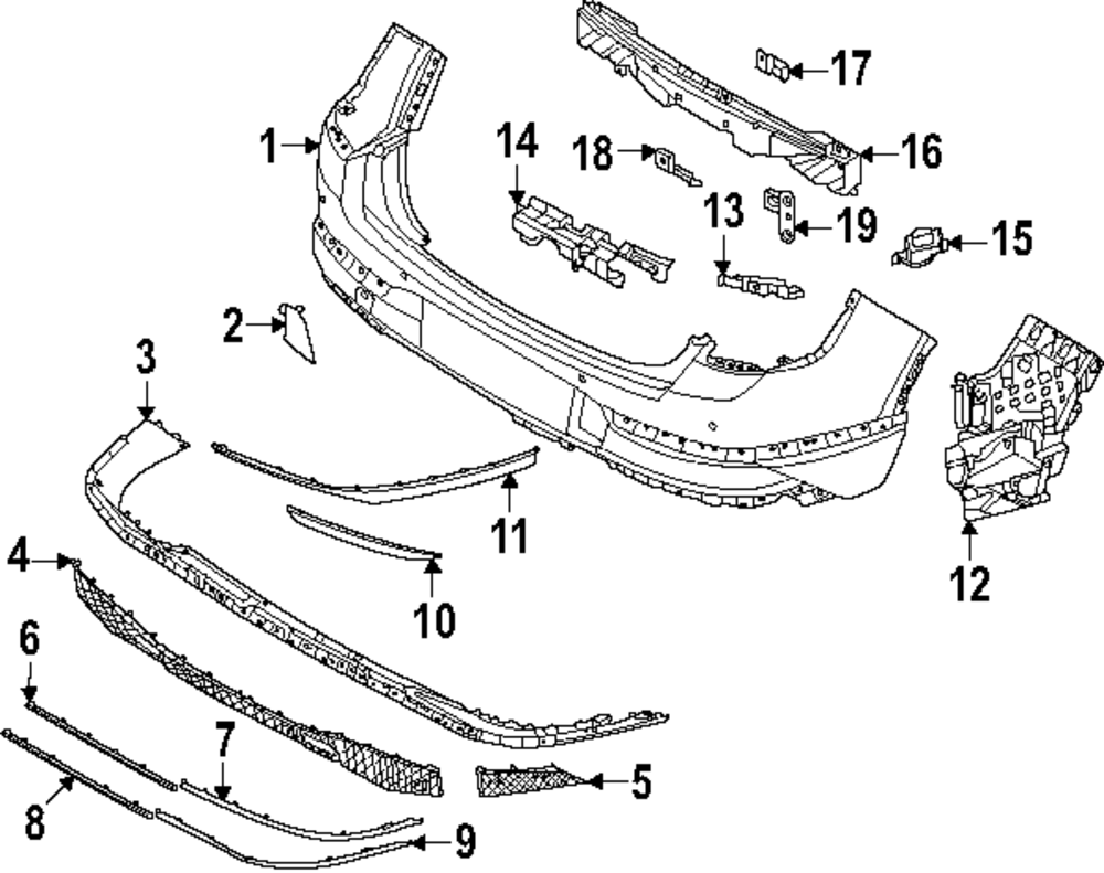 Hyundai - 86641-T6600 - Stay - 2025 Genesis GV80 | OEM Hyundai Parts Outlet