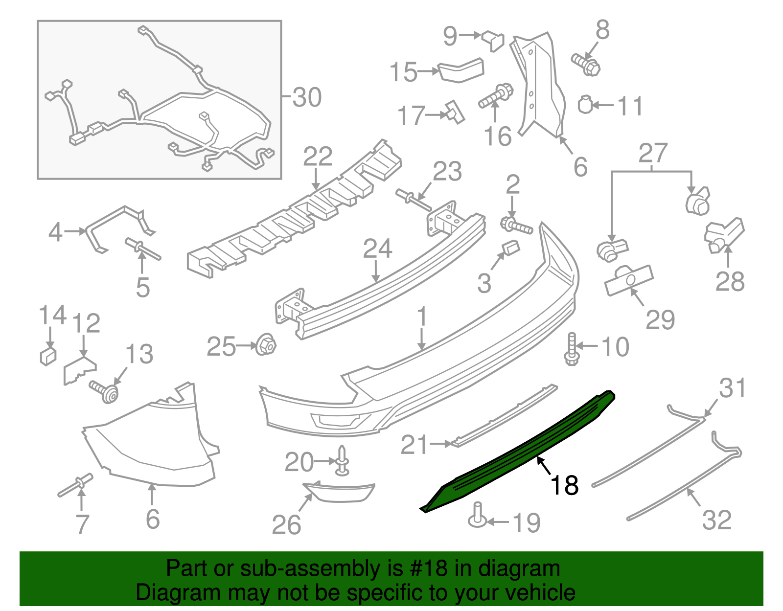 2013-2019 Ford Escape 2013-2019 Ford Escape - Lower Cover CJ5Z-17K835 ...