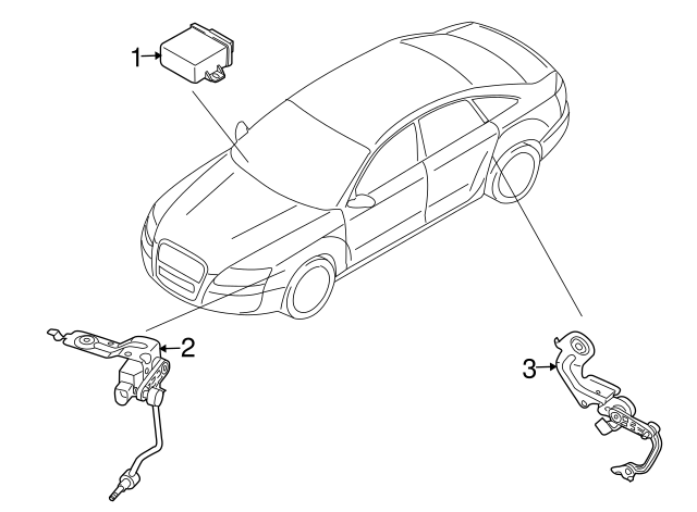 7L6-616-571 - Height Sensor 2007-2015 Audi Q7 | Audi OEM Parts