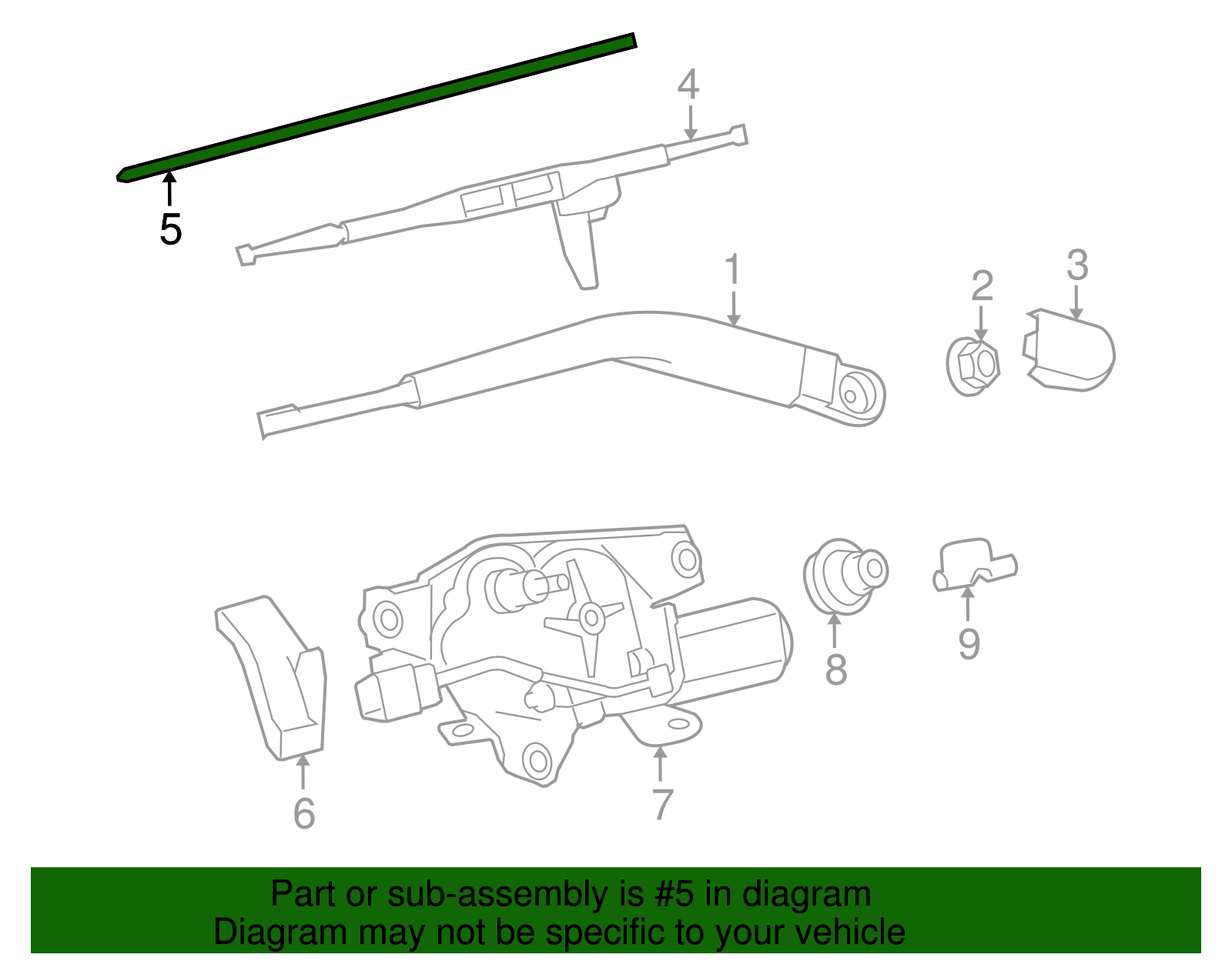 85214-0C020 - Wiper Blade Refill - 2008-2020 Toyota Sequoia | Nucar ...