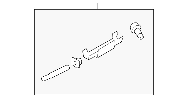 2008-2017 Audi Glove Box Door Mount Kit 8K0-898-035 | Audi USA Parts