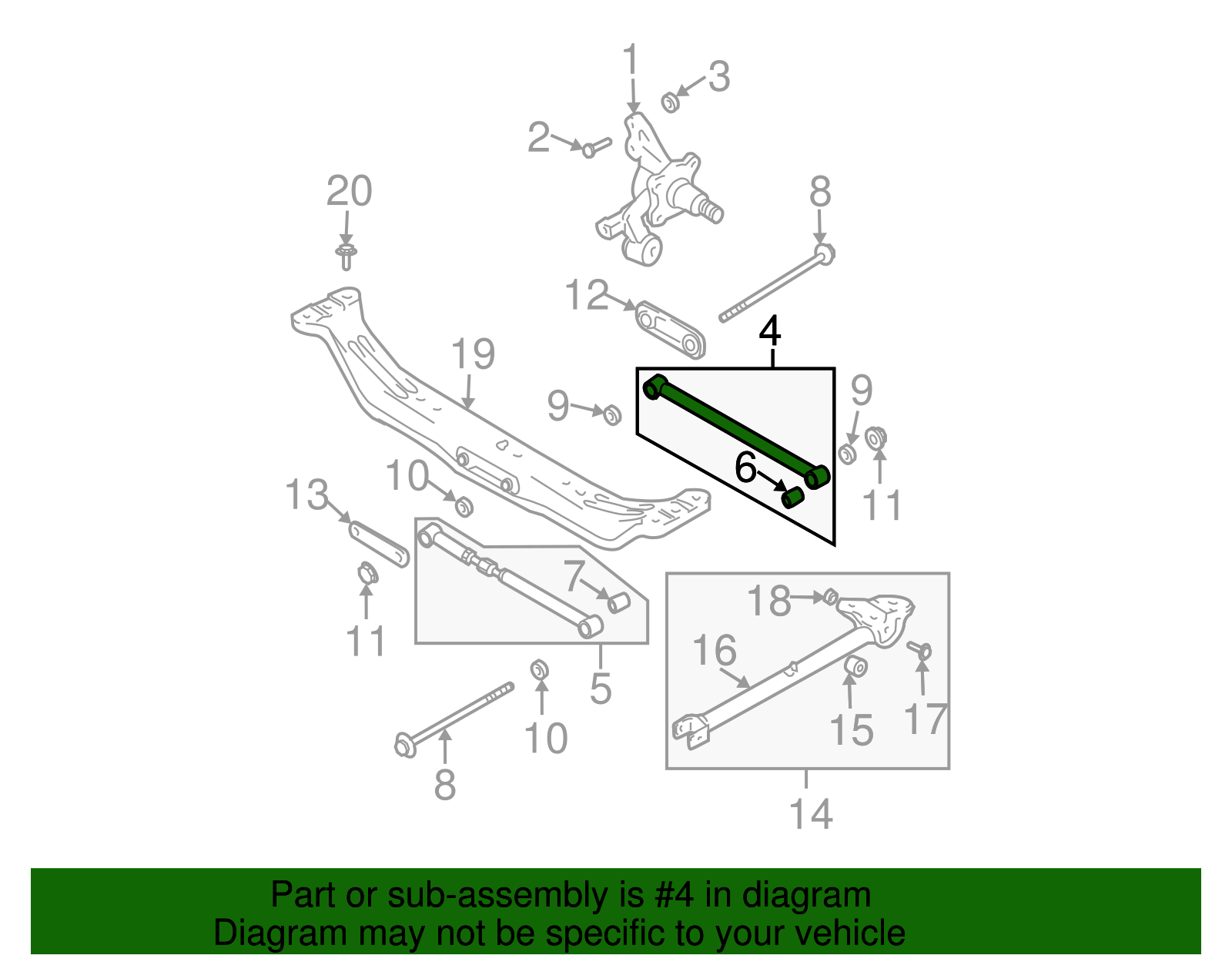 2001-2008 Hyundai Lower Control Arm 55220-2D000 | OEM Parts Online