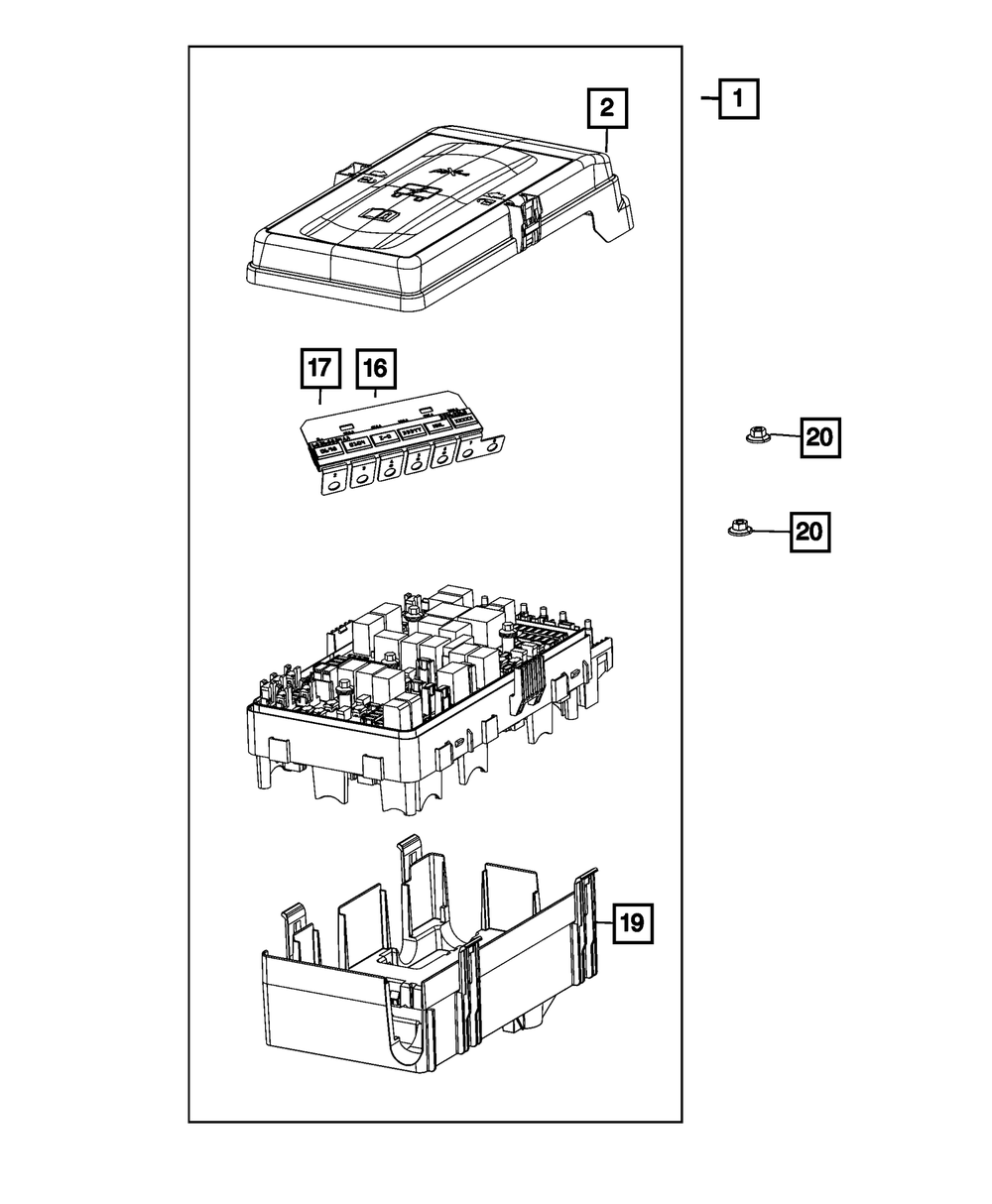 68370554AC - Power Distribution Center | Mopar America