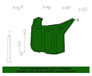 2021-2023 Kia Sorento | Tail Lamp Assembly | 92420-R5100 | Kia Auto Parts