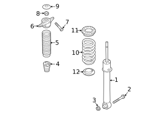 2020-2022 Hyundai Palisade Shock Absorber 55367-S9300 | OEM Parts Online