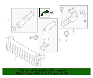 Genuine BMW 13-71-7-583-719 | Rear Duct Bracket | FREE Shipping on Most ...