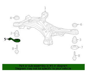 2020-2023 Toyota Highlander Stopper 52273-0E050 | Toyota Parts Center