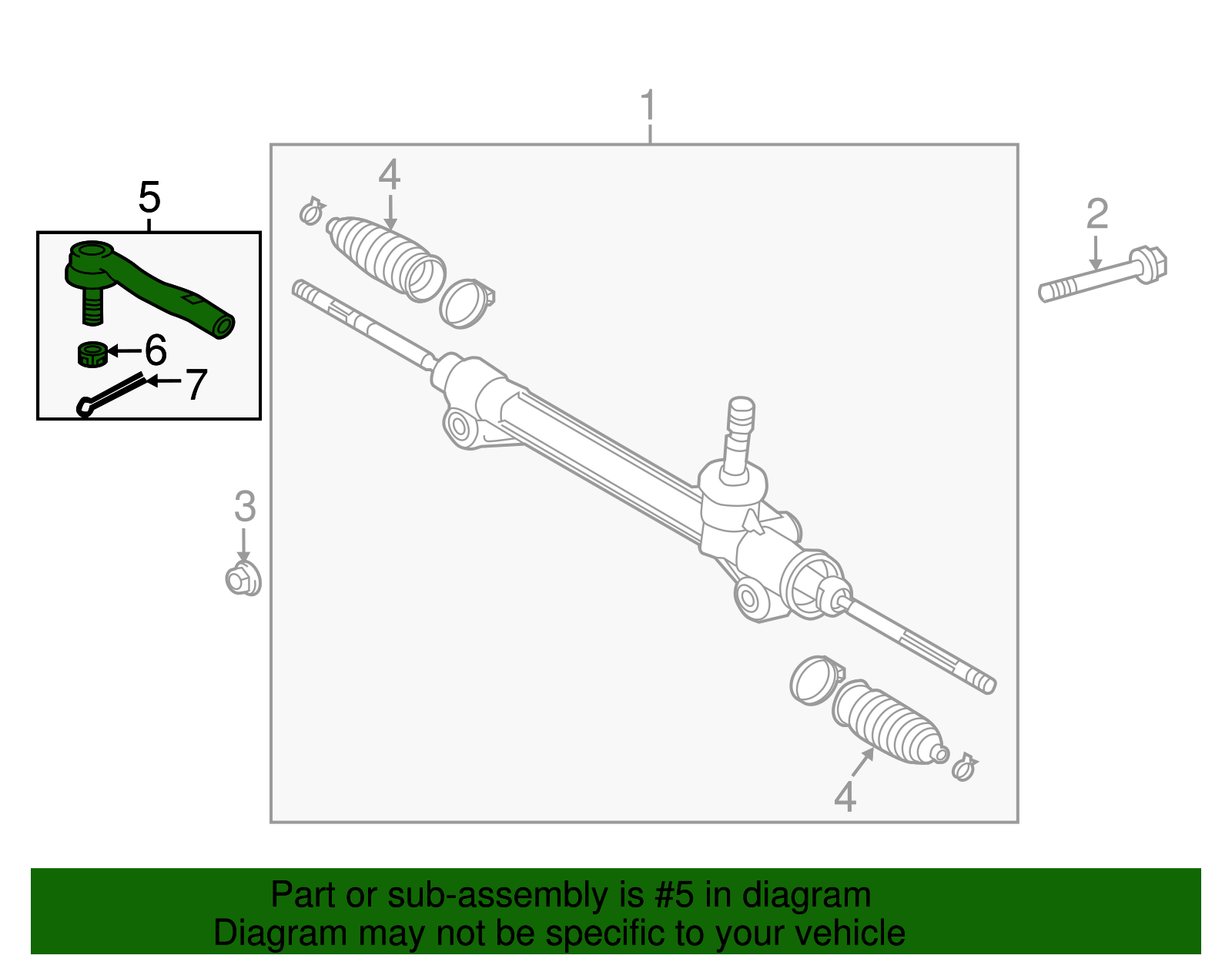 2012-2018 Toyota Outer Tie Rod 45460-09230 | Smithtown Toyota Parts