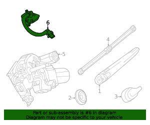 167-860-93-01 - Back Glass Washer Nozzle 2020-2024 Mercedes-Benz ...