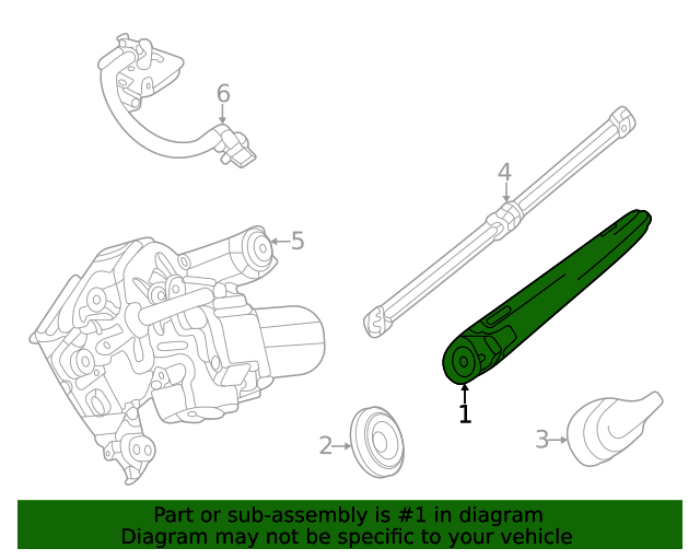 247-820-65-00 - Wiper Arm 2020 Mercedes-Benz | Mercedes-Benz USA Parts